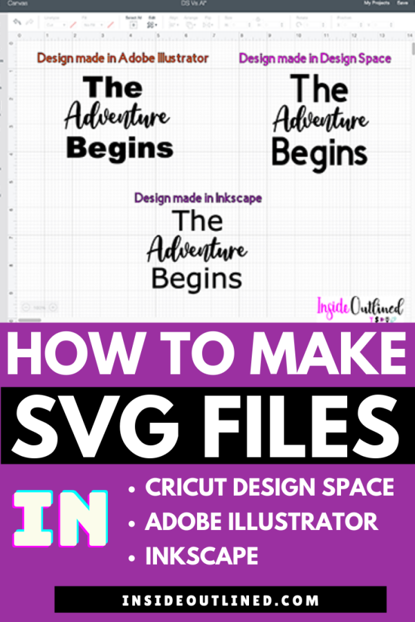 Ultimate Guide on How to make svg files – In Cricut Design Space, Adobe Illustrator and Inkscape ...