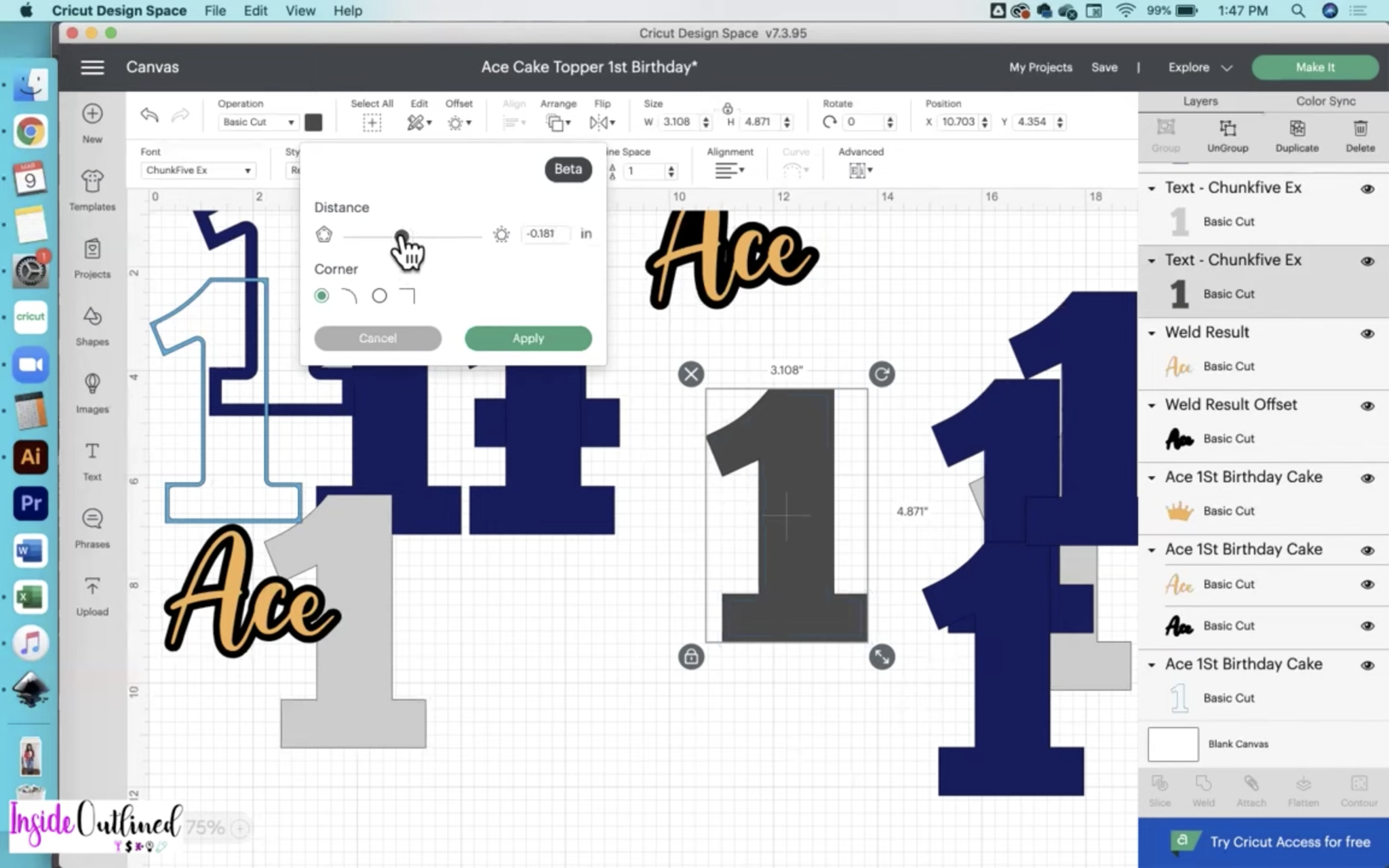 Cricut Number Shaker Cake Topper | DIY Shaker Cake Topper Tutorial ...