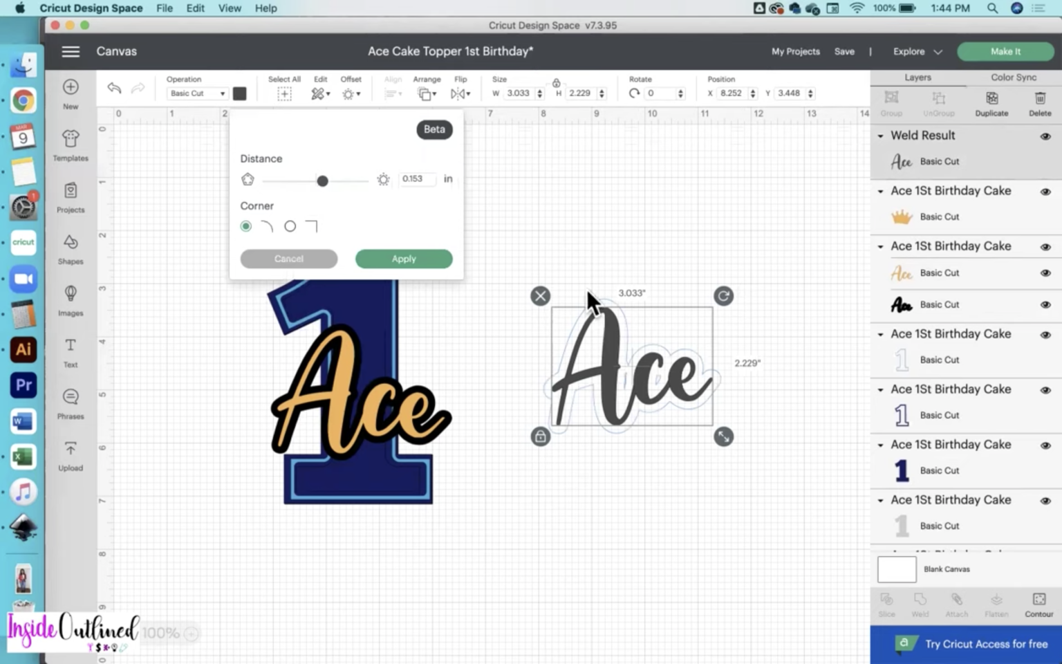 Cricut Number Shaker Cake Topper | DIY Shaker Cake Topper Tutorial ...