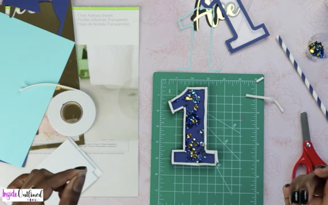 Cricut Number Shaker Cake Topper | DIY Shaker Cake Topper Tutorial ...