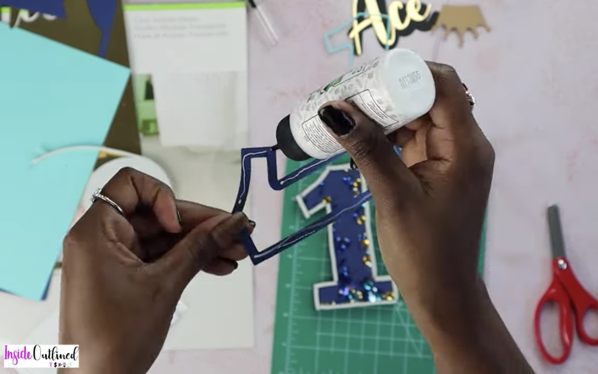 Cricut Number Shaker Cake Topper | DIY Shaker Cake Topper Tutorial ...