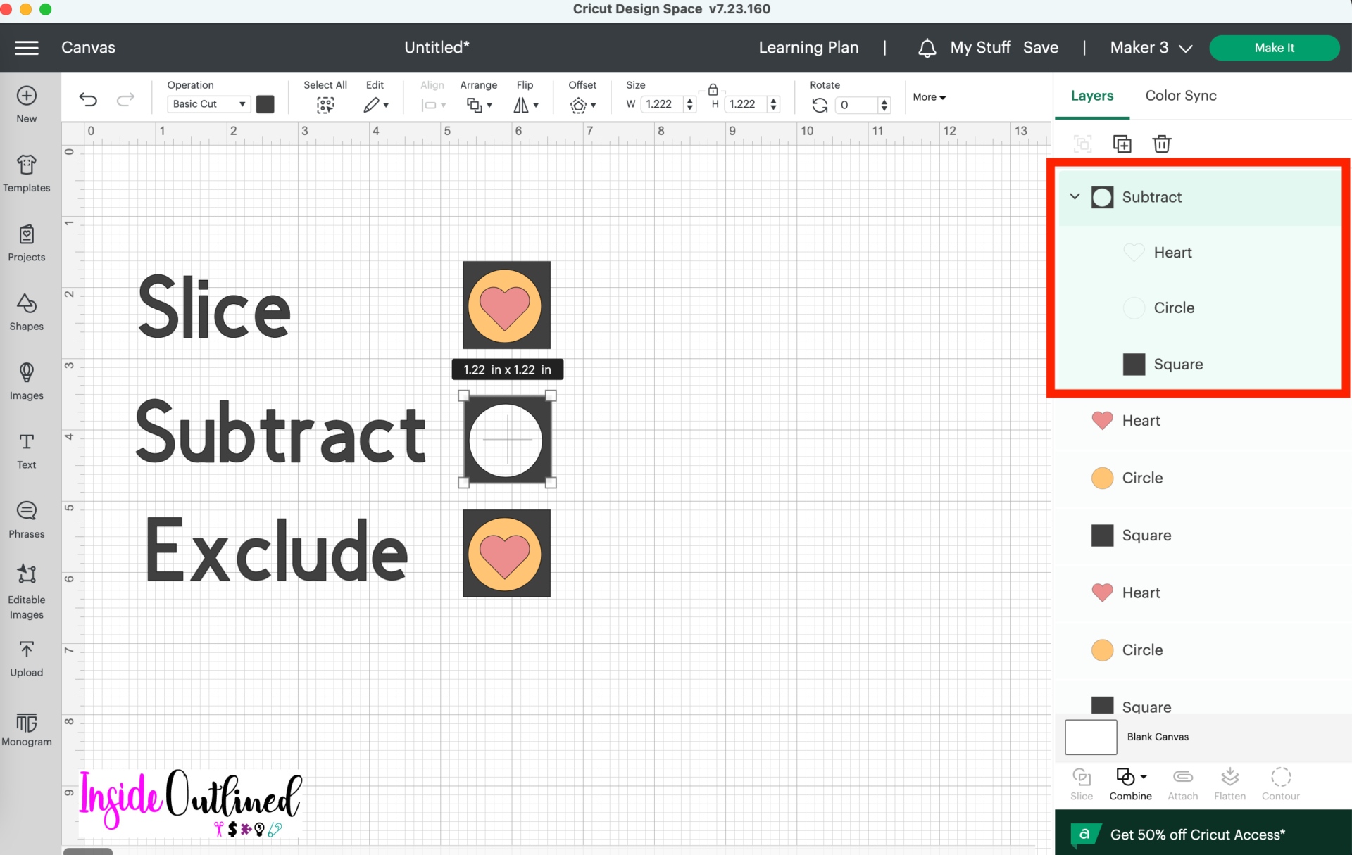 Cricut Design Space Updates – Cricut Design Space Combine Tools – Unite ...