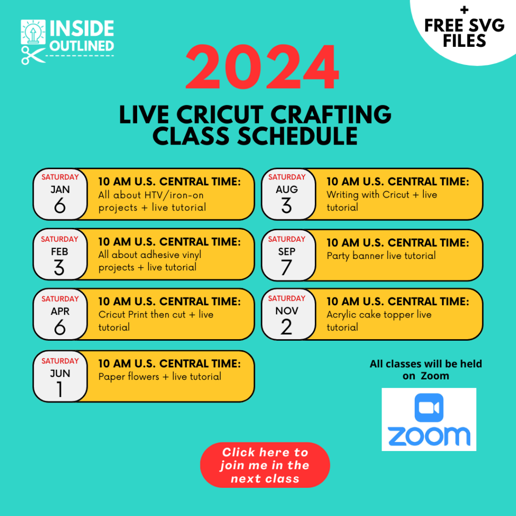 Free Cricut Classes InsideOutlined Free Cricut Classes InsideOutlined