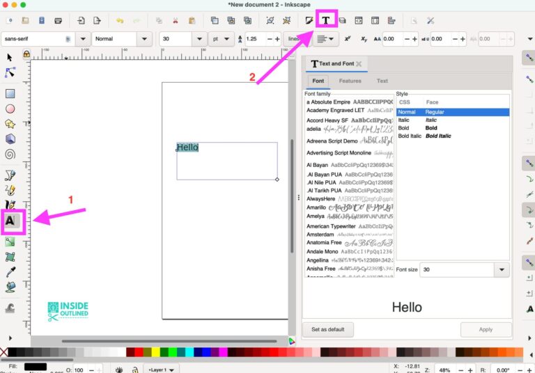Ultimate Guide Inkscape for Cricut SVG Files - InsideOutlined