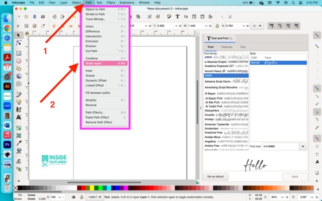 Ultimate Guide Inkscape for Cricut SVG Files - InsideOutlined