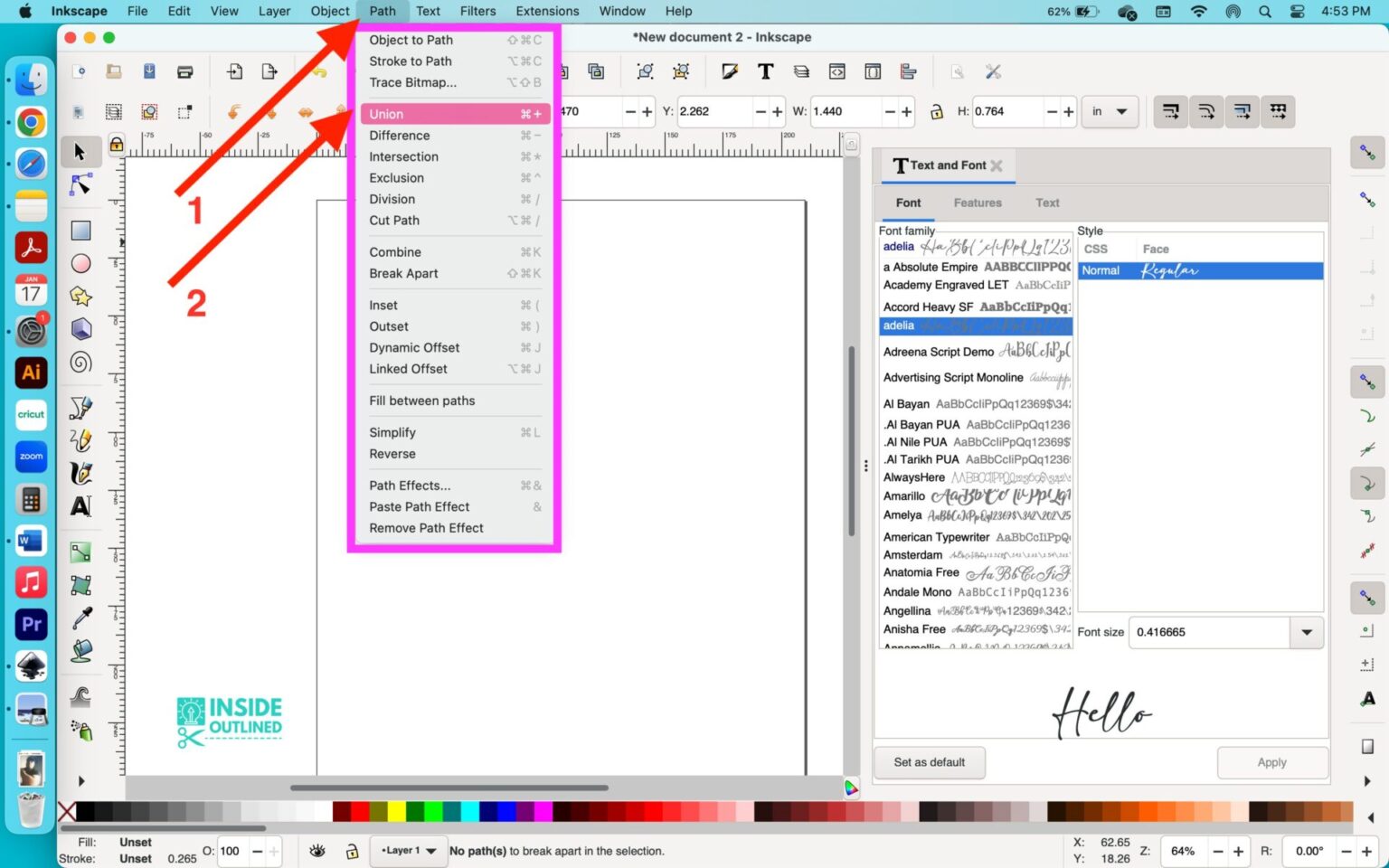 Ultimate Guide Inkscape for Cricut SVG Files - InsideOutlined