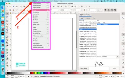 Ultimate Guide Inkscape for Cricut SVG Files - InsideOutlined