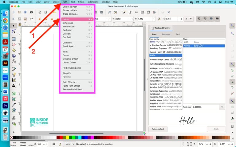 Ultimate Guide Inkscape for Cricut SVG Files - InsideOutlined