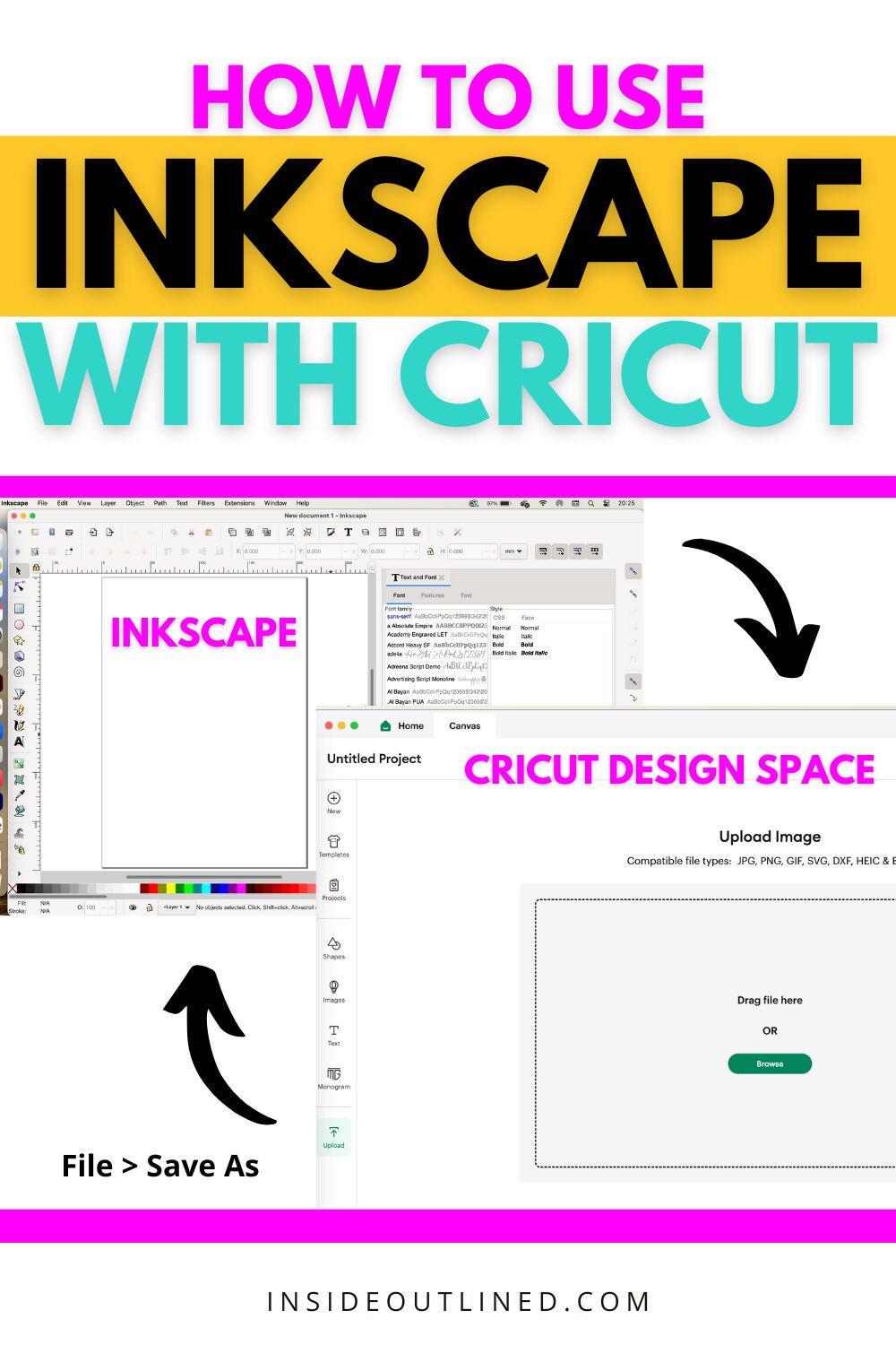 Can I Use Cricut with Inkscape? - InsideOutlined