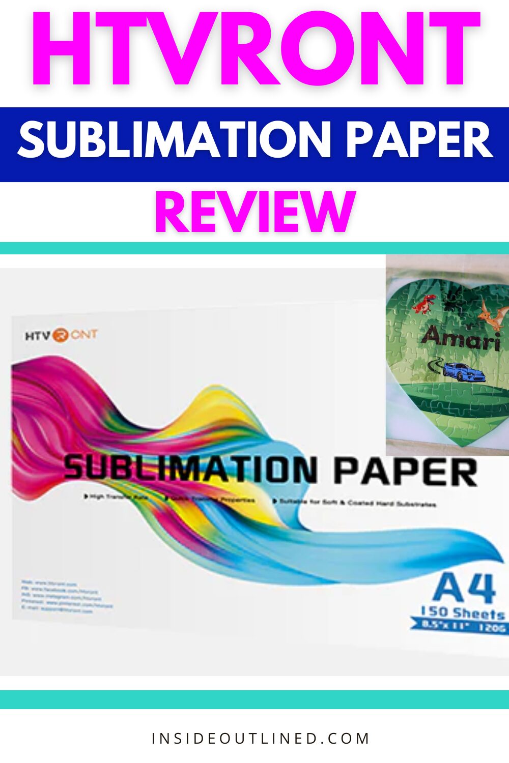A Complete Guide to HTVRONT Sublimation Paper: Quality, Performance, and Benefits - InsideOutlined