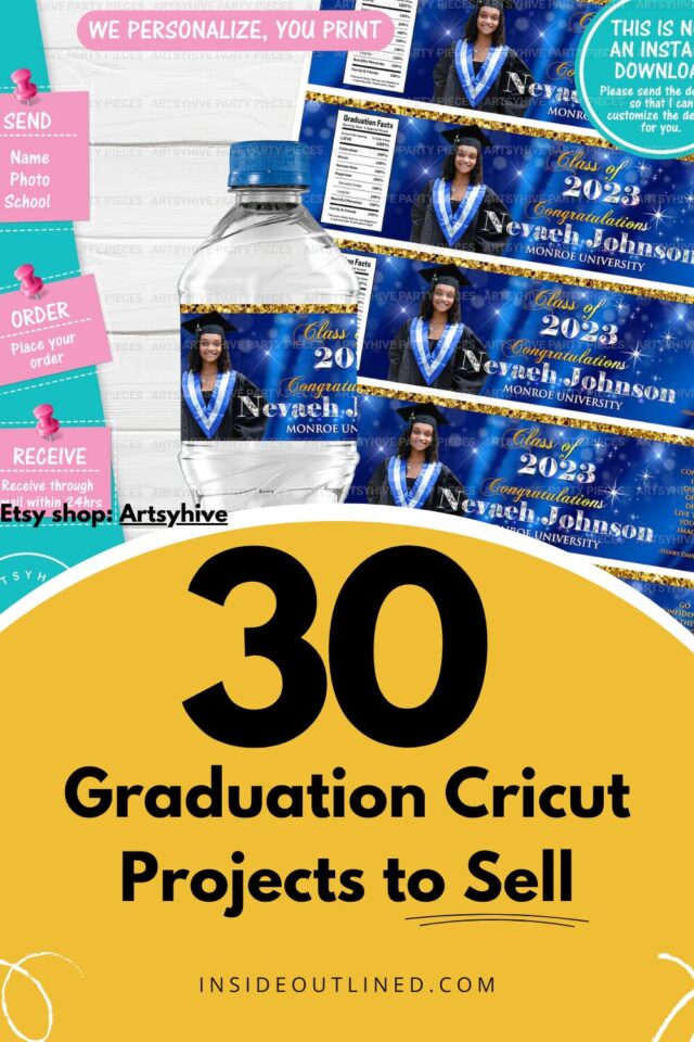 30 Cricut Graduation Projects to Sell - InsideOutlined